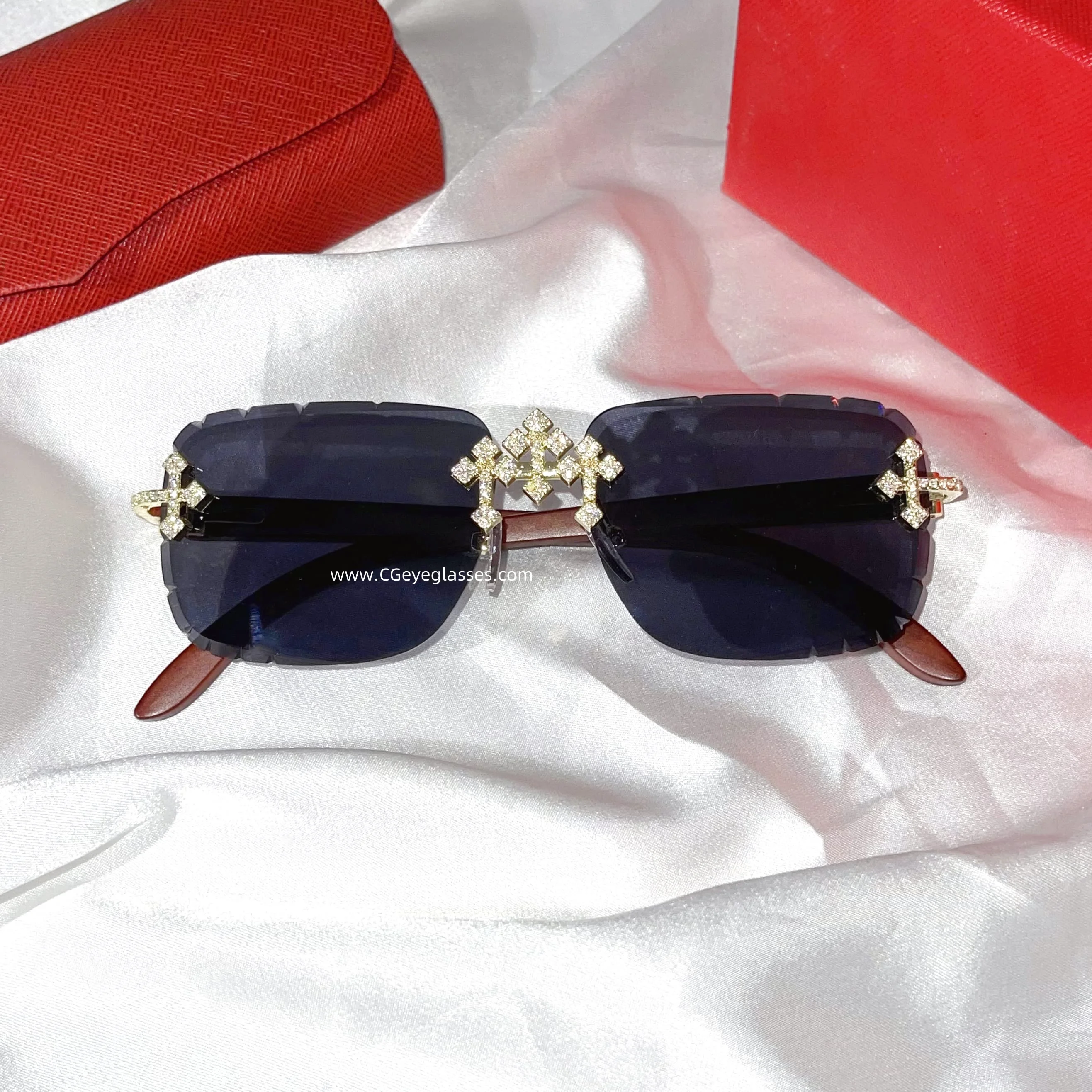 Luxury Diamond Rapper Glasses - Unisex Fashion Sunglasses