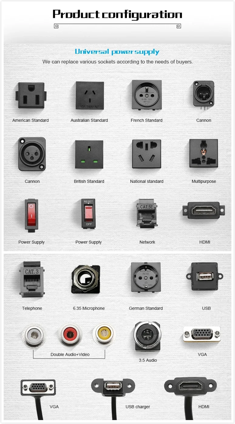 Hidden In Meeting Room Conference Table Electric Manual Rotary Overturn ...