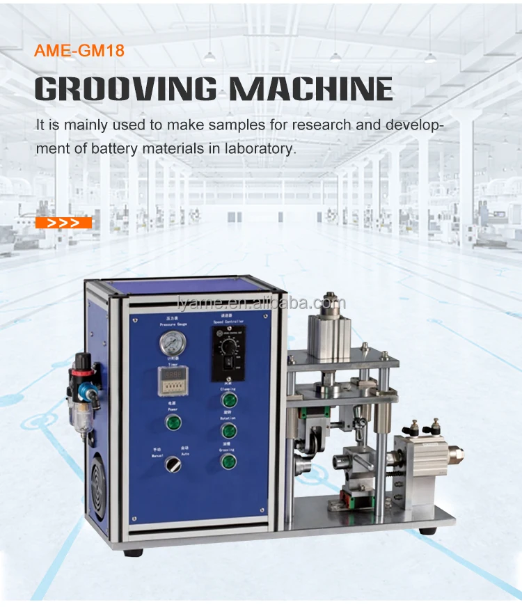 Cylindrical Cell 18650 26650 Battery Grooving Machine For Lithium Battery - Buy Automatic ...