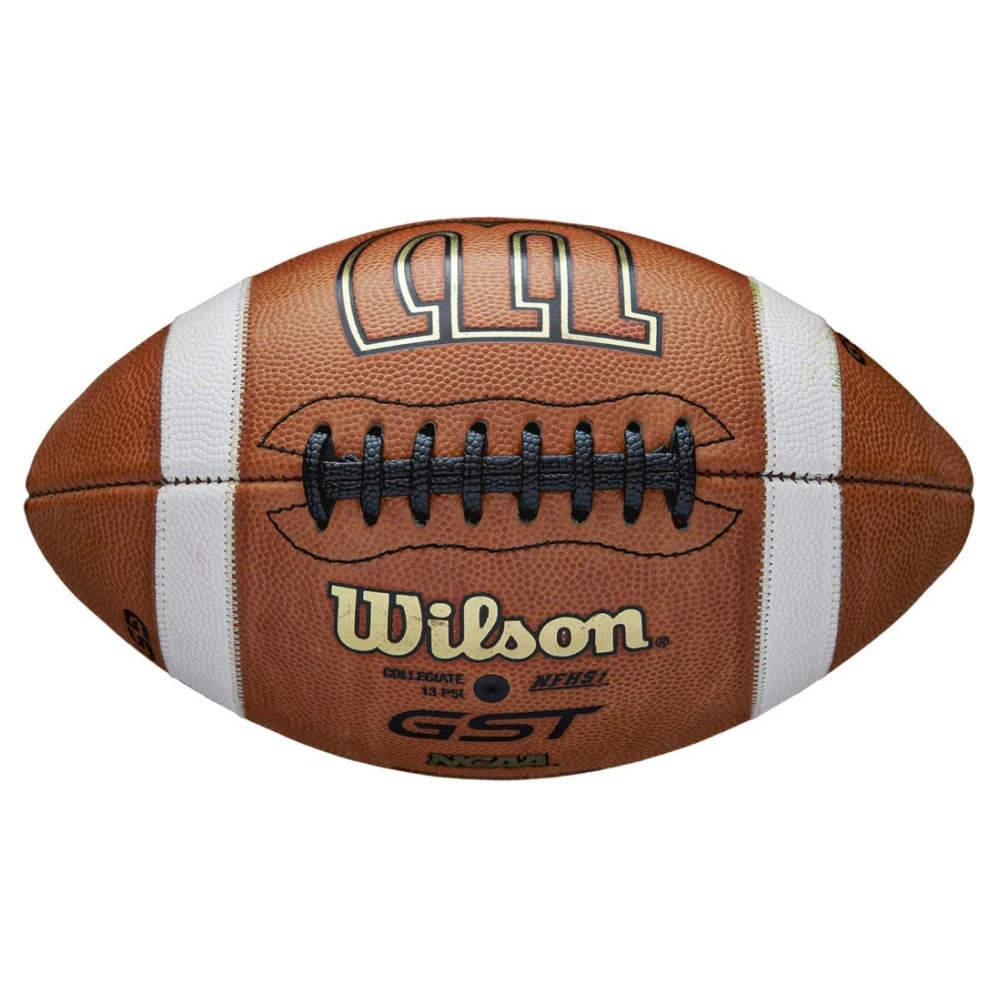 Gst Leather Game Football - Official Soft Football Leather American ...