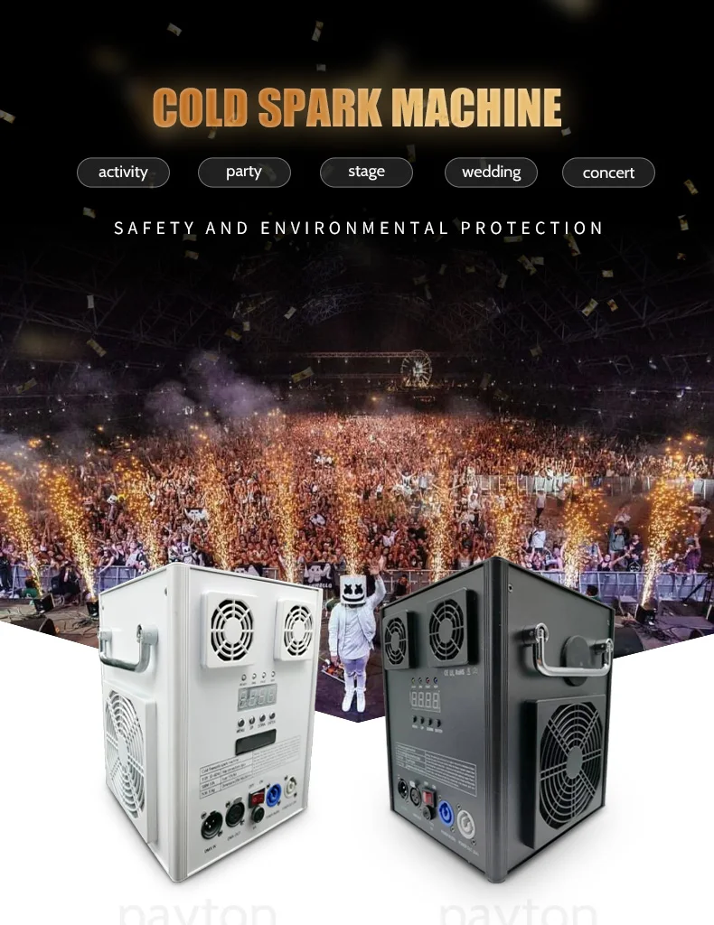 Large Style Cold Sparkler Machine Cold Spark Machine Fountain Fireworks ...