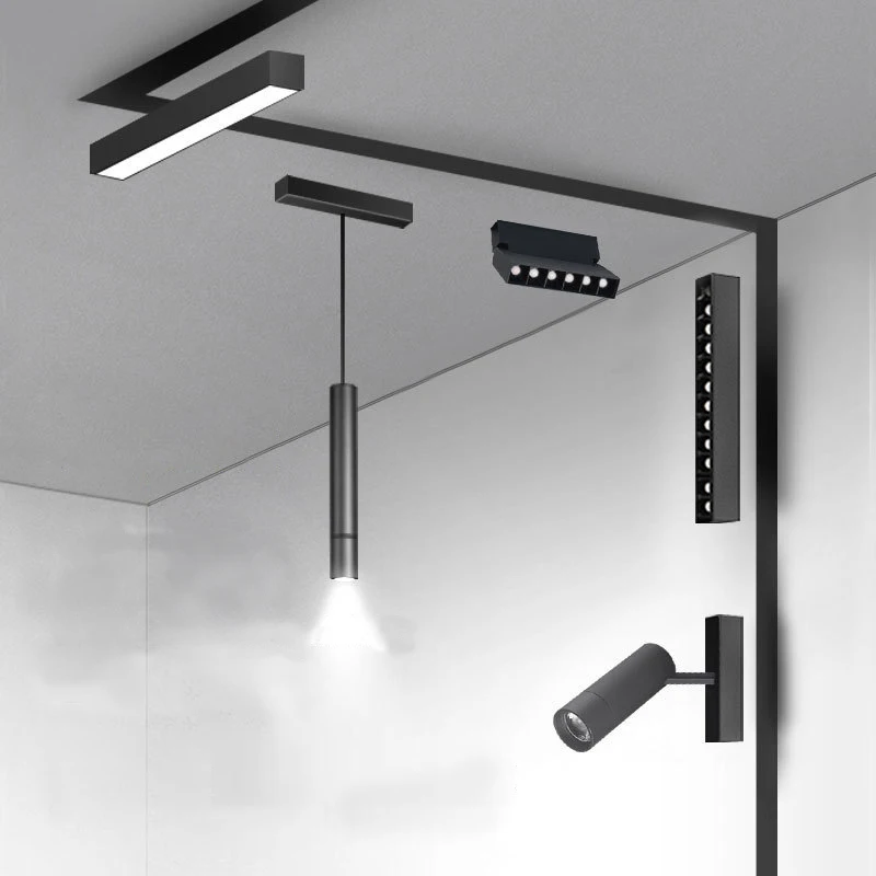Ultra Thin Smart Recessed Rail Magnet Dc48v Led Magnetic Track ...