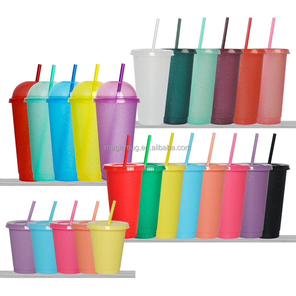 Reusable 24OZ Frosted Cold Cup - Perfect for Back to School