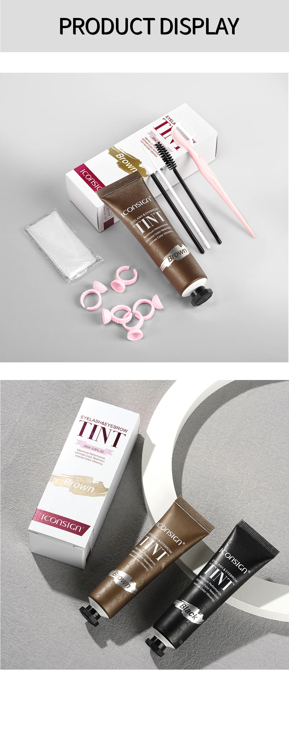 Oem Semi Permanent Eyebrow Dye Tinting Professional Brow Henna Private ...