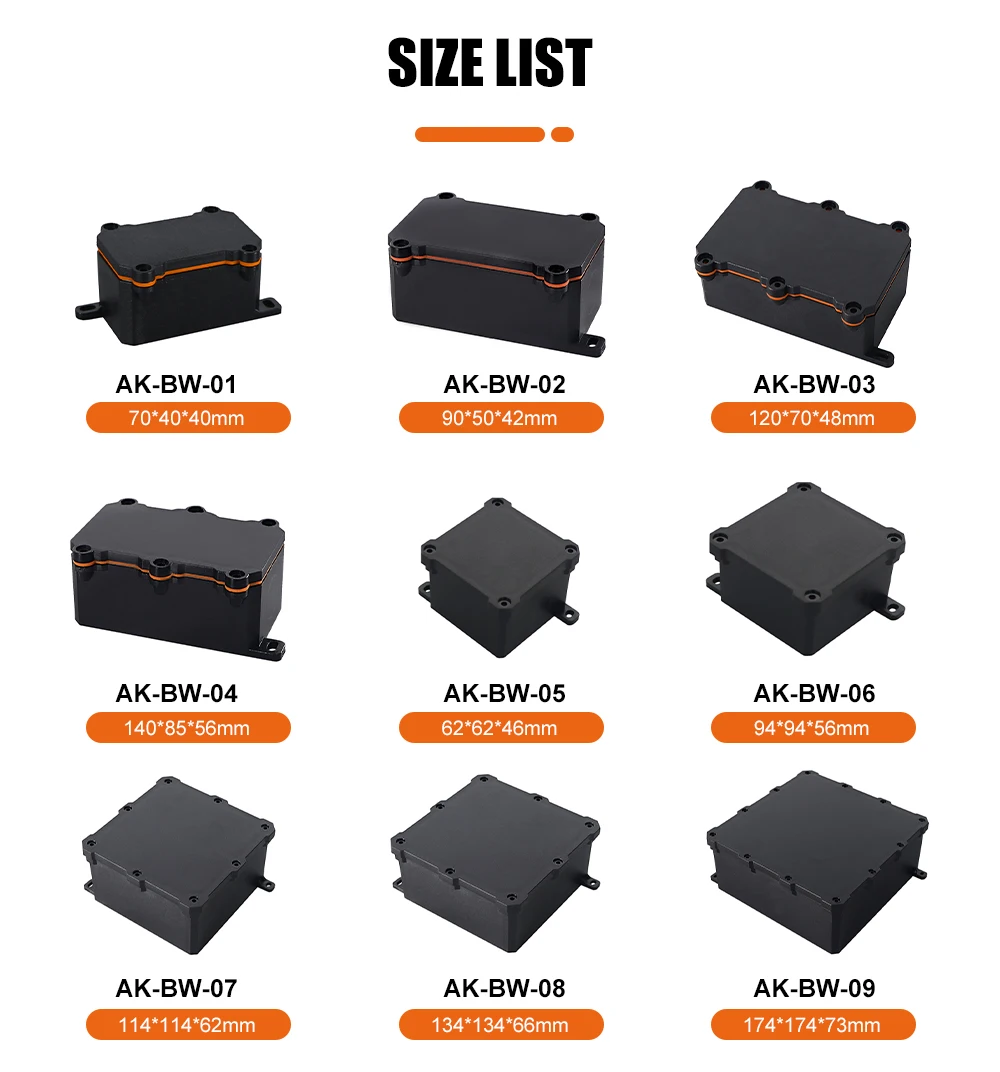 Custom OEM Underground Outdoor IP68 Waterproof Junction Box