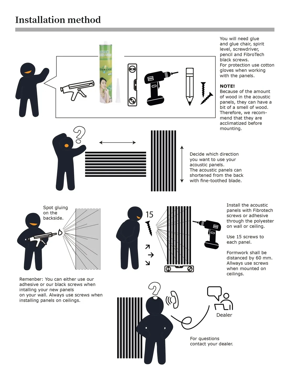 Home Interior Fluted PET Wooden Cladding Wall Design Akupanel Acoustic ...