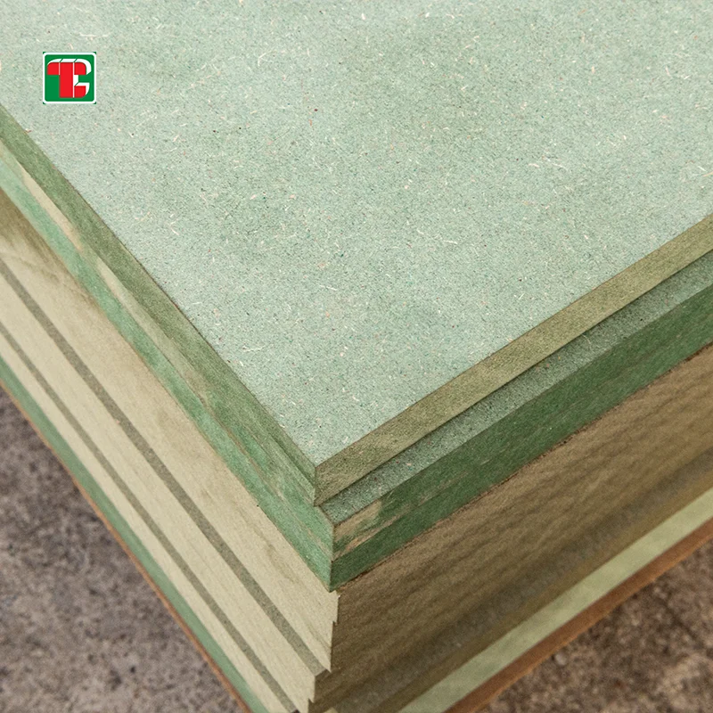 Moisture Water Resistant 4*8ft Waterproof 8mm 12mm 15mm 18mm Green Mdf ...