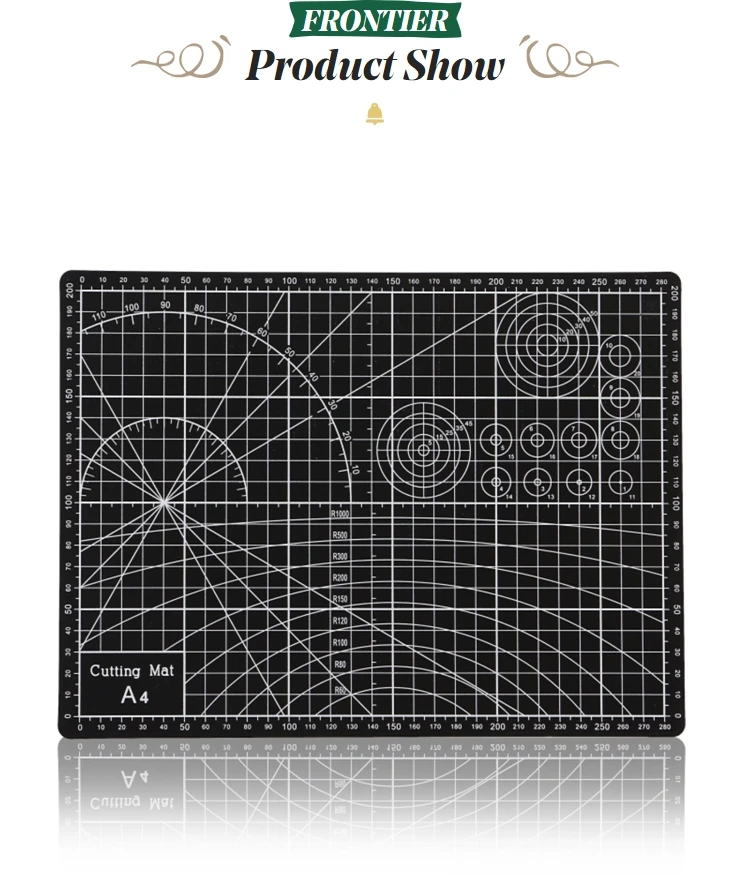 A2 60*45CM PVC 3/5 Layers Non-Slip Cutting Mat - Self Healing