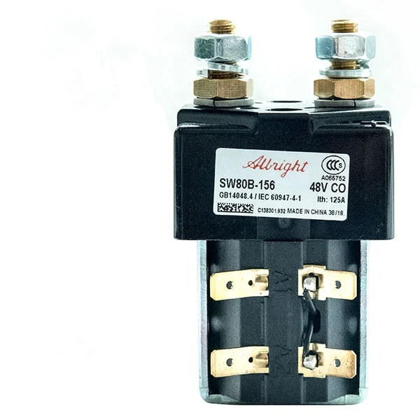 250A High-Voltage DC Contactor, 48-72V, Polar, Aux SPST NC, 56% OFF