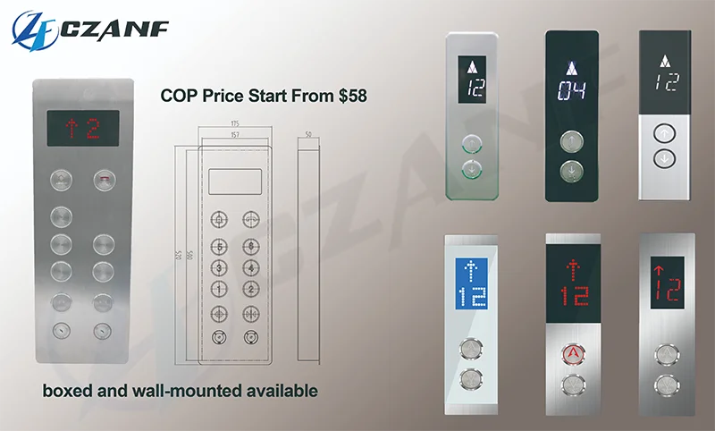 Elevator Cop Lop Elevator Hall Call Button Panel For Otis Elevator ...