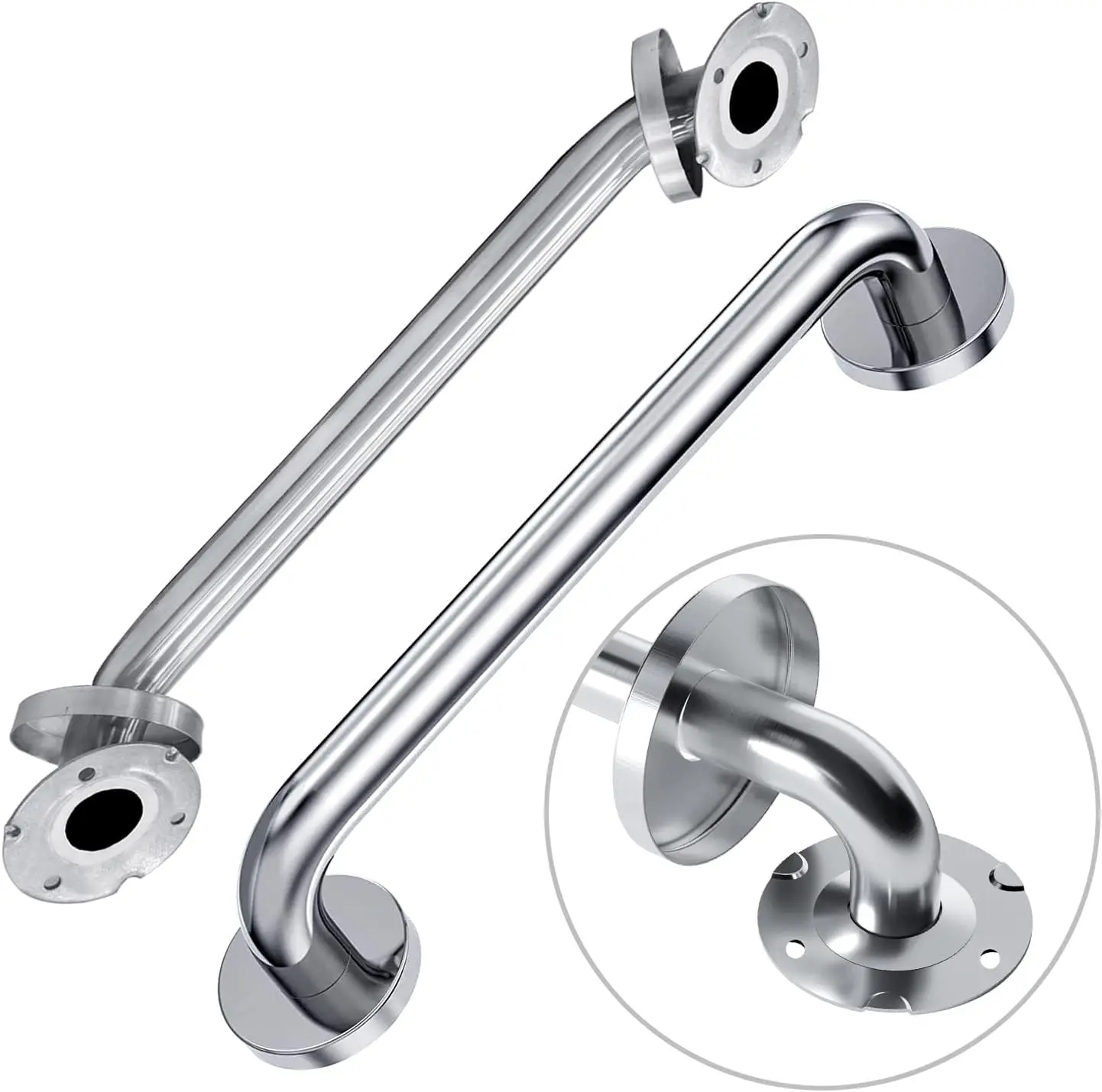 Stainless Steel Bathroom Safety 32-inch Grab Bar With Concealed Screws ...
