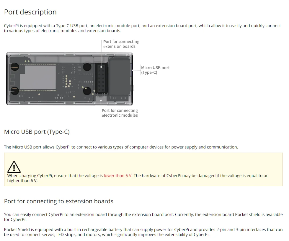 Cyberpi V1.0 Makeblock Main Control Board Supports Mblock5 And Mblock ...