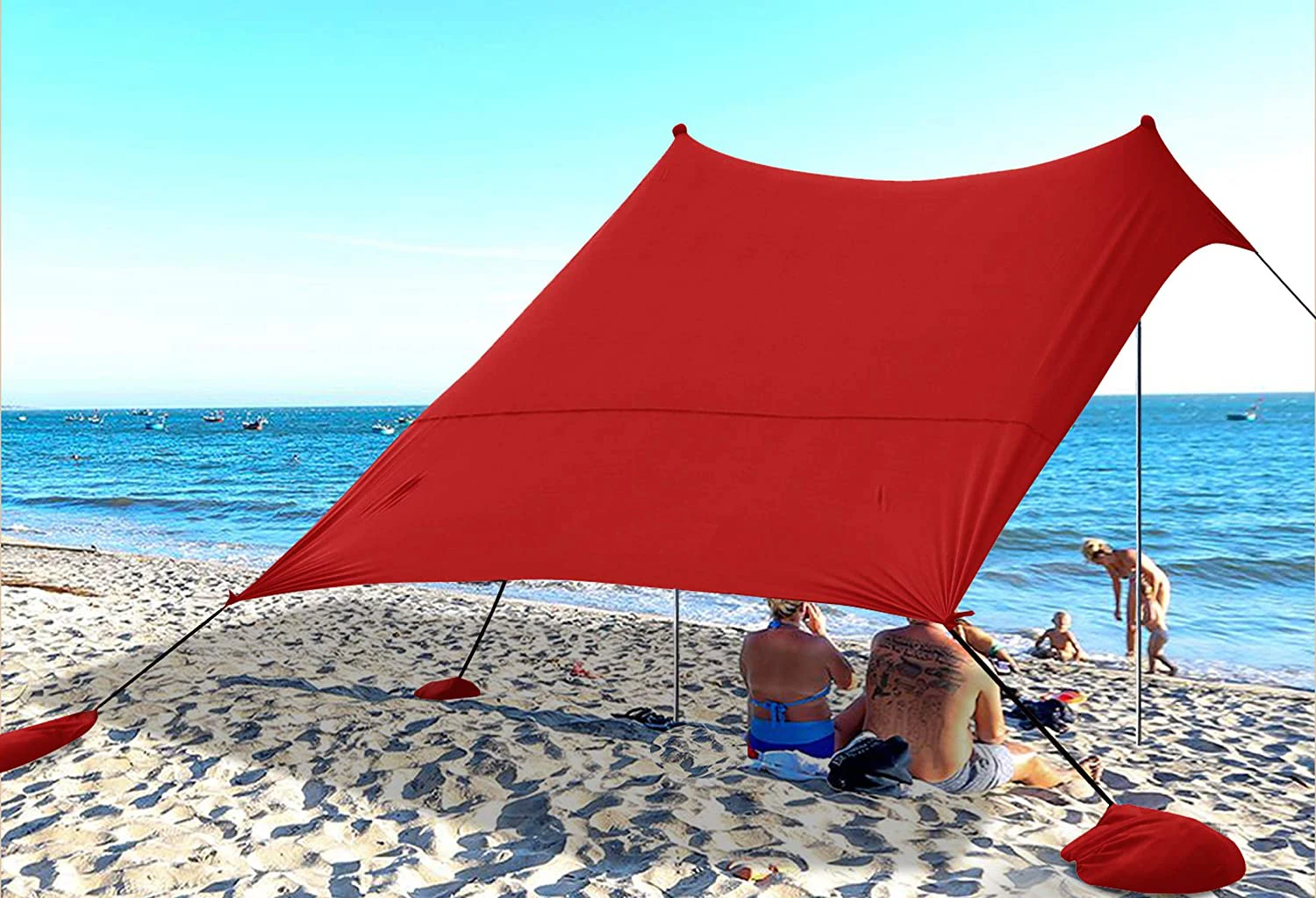 Uv Protection Sunproof Sun Shelter Beach Tent Parasol Sun Shade ...