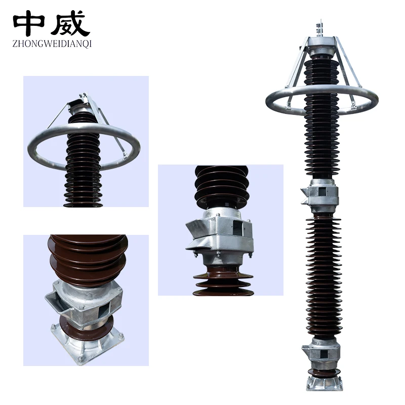Metal Oxide lightning Arrester with Grading Ring Accessories Arrestors ...