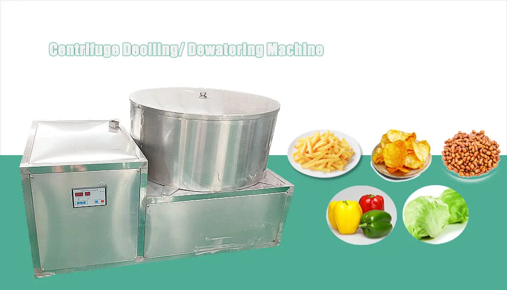 Centrifugal Industrial Puffed Food Fried Chips Oil Removing Peanut ...