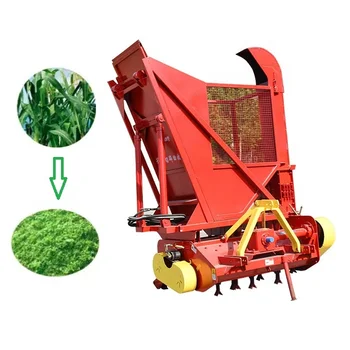 Mini Tractor Mounted Corn Silage Stalk Sotton Straw Grass Wheat Forage ...
