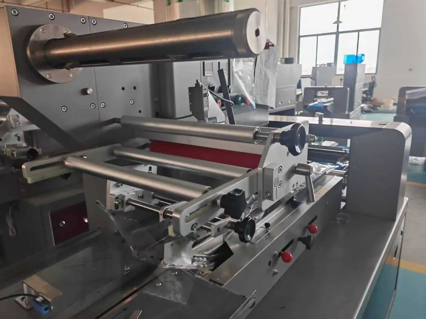 Hoshin Vacuum Flow Wrapper - Efficient Hamburger Packaging