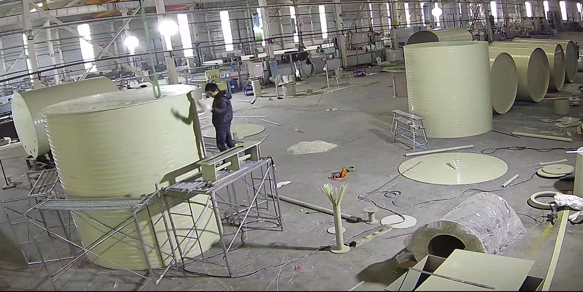 Large Caliber PPH Plastic Tank Production Line - 1000mm to 5000mm