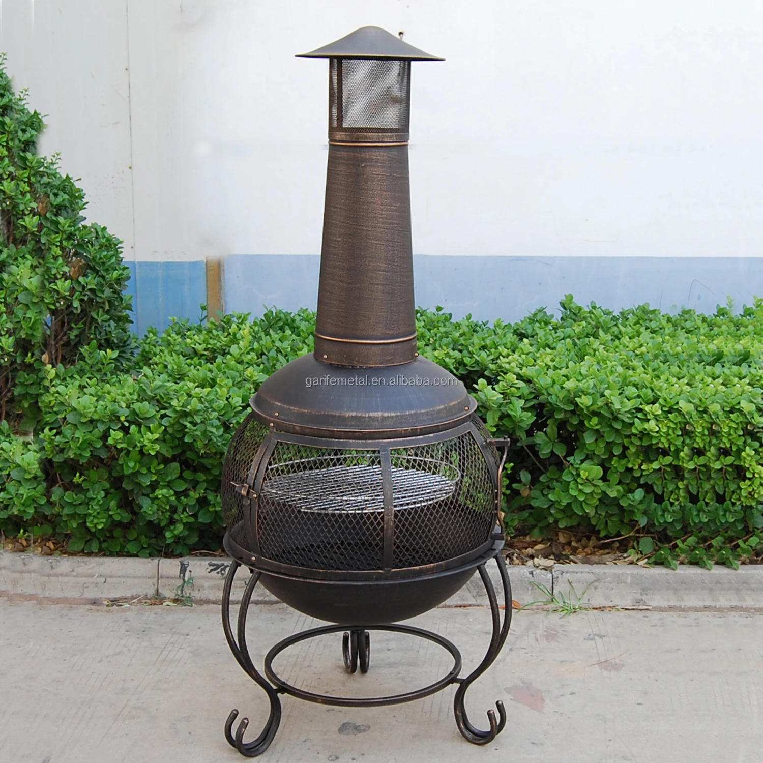 High Temperature Paint Surface 66inch Black Heavy Duty Steel Wood ...