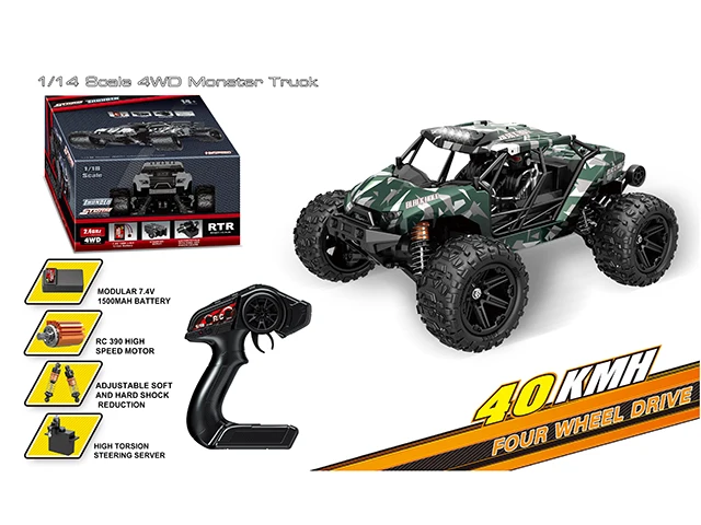 HS14331 1/14 Scale Remote Control Car - 40km/h Drive Truck