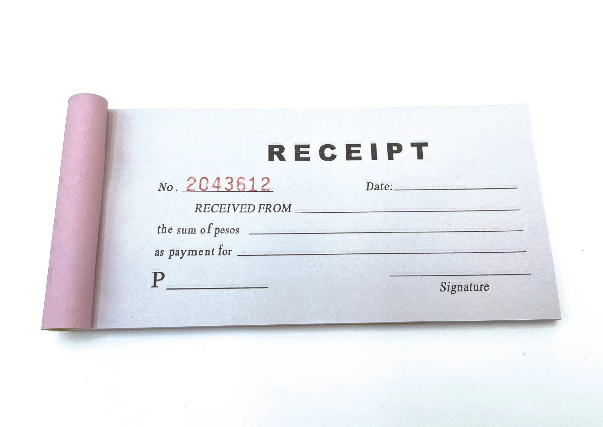 Large Sales Order Book Receipt Invoice Duplicate Carbonless - Buy ...