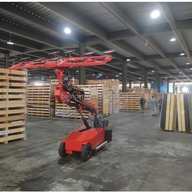 Industrial Movable Large Format Tile Vacuum Lifter Cart with Suction ...