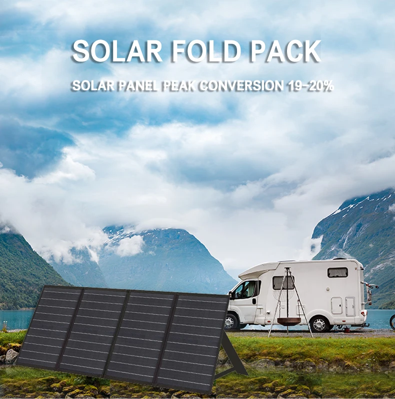 Outdoor Portable 400 Watt Folded Panel Solar Foldable 400w Folding ...