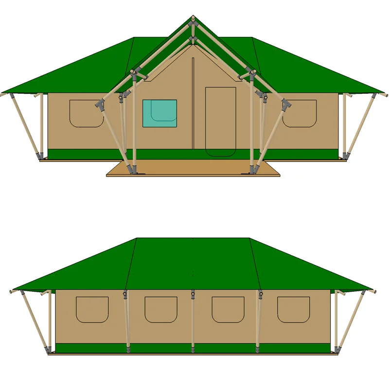 Processing Custom Resort B&b Camping Camping Solid Wood Structure Tent ...
