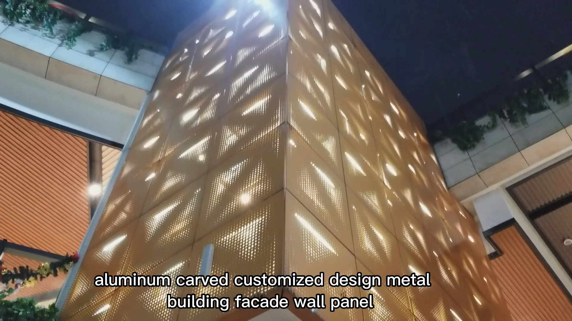 Modern Design Laser Cut Aluminum Wall Panels For Outdoor Building Hotel ...