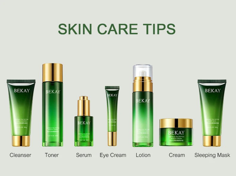 BEKAY Korean Skin Care Set - 7 Days Facial Beauty Routine