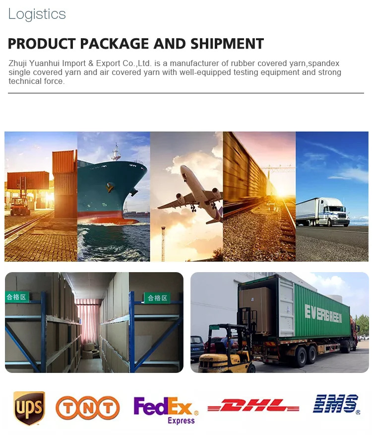 Wholesale Elastic Yarn 20d White Pure Spandex Yarn Spandex Bare Yarn ...