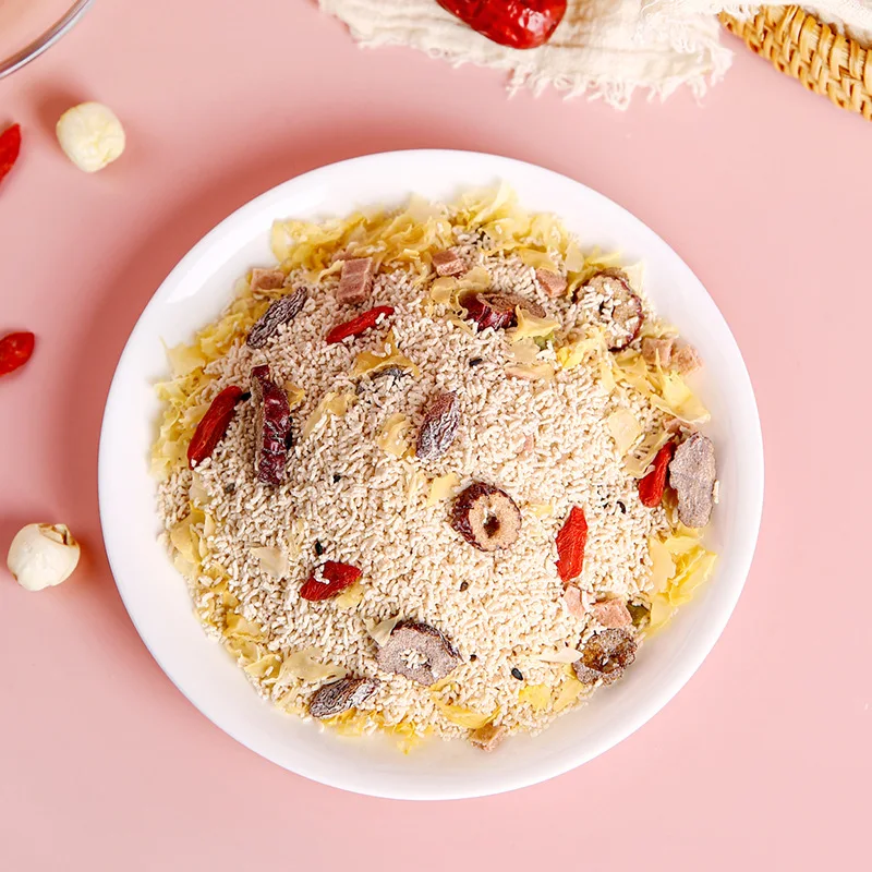 400g Instant Red Dates And White Fungus Lotus Root Powder Granules ...
