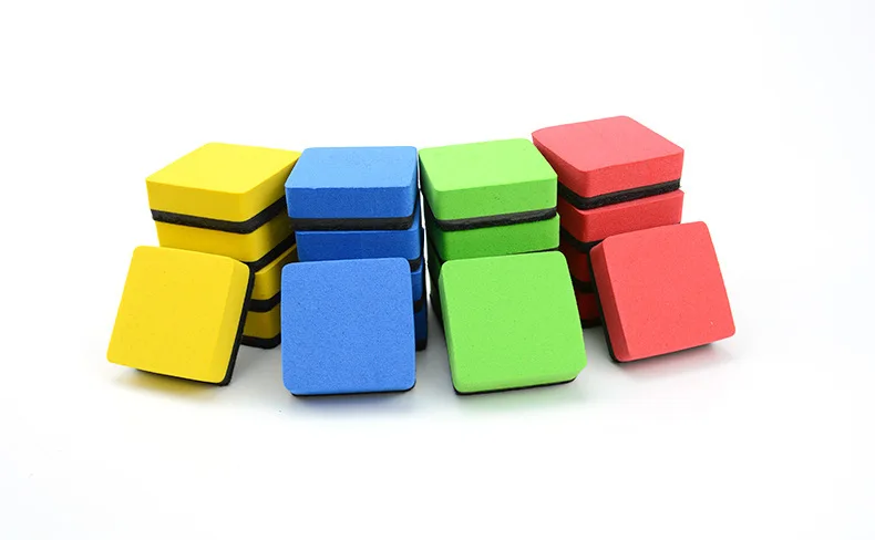 Cheap School Square Eva Felt Whiteboard Eraser Magnetic Dry-erase Writing Whiteboard Portable ...