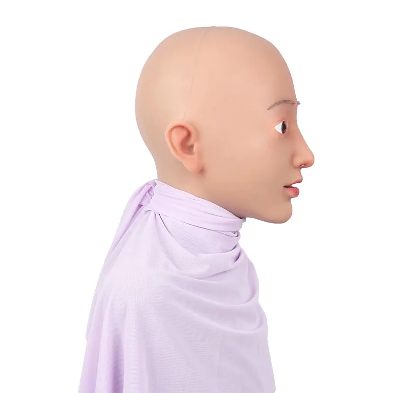Realistic Silicone Fake Head - Perfect for Cosplay Props