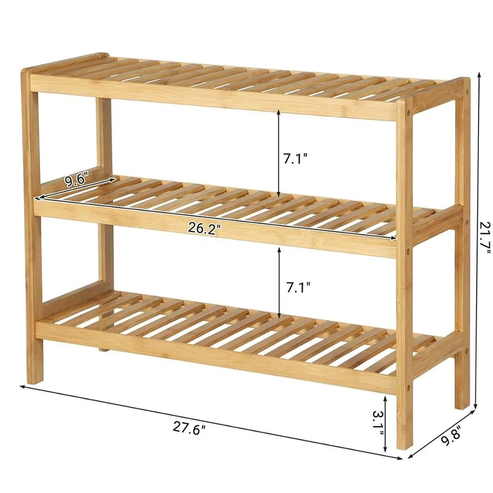 Phoenix Home Entry - Stylish Bamboo Shoe Racks for Home