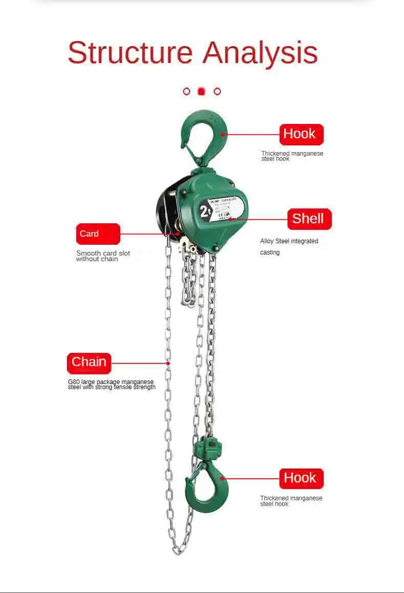 5 Ton Manual Hand Operated Chain Block Ve 360 Triangle Type Chain Hoist ...