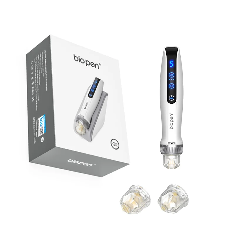 microneedling pen Bio pen Q2 use for face with 9 pins 14 pins 25 pins ...