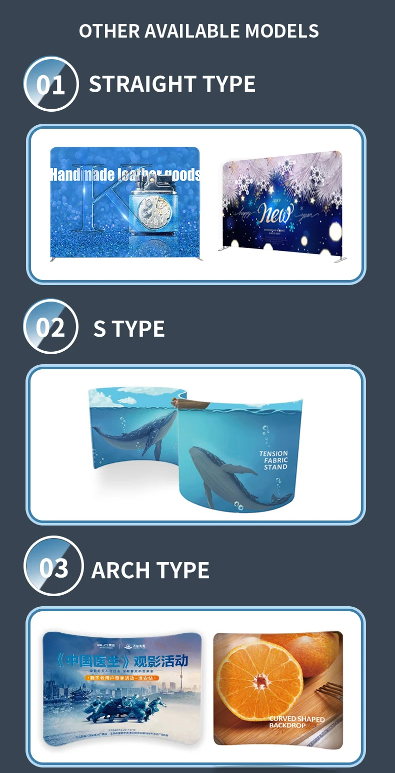 10 X 8FT Curved Tension Fabric Display Frame Photobooth Event Promotion ...