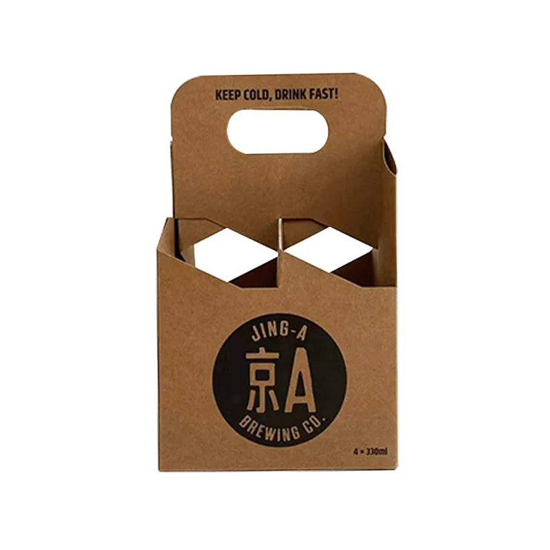 Wine Beer Cardboard Foldable Paper Bottle Carrier Good Quality 2 4 6 ...