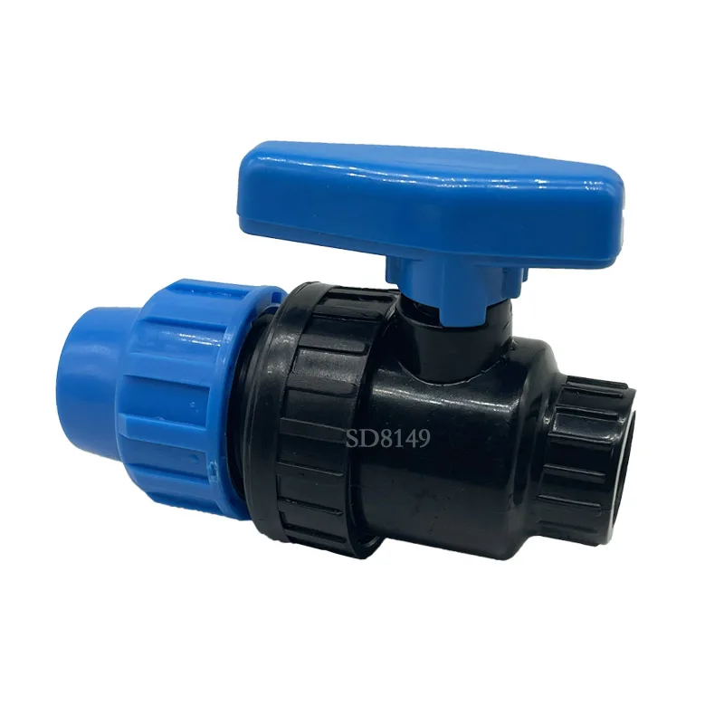 Irrigation System Pe Pipe Pn16 Male Female Pp Single Union Ball Valve ...