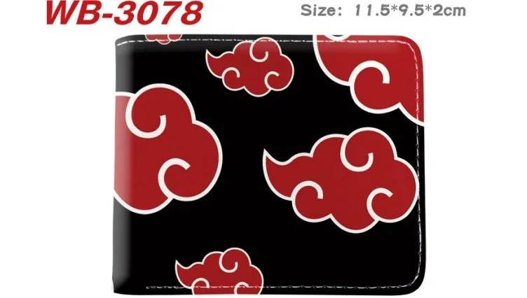 Anime New Red Cloud Uchiha Coin Purse Sasuke Haruno Hatake Kakashi ...