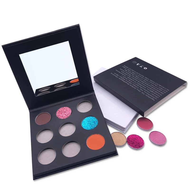 Diy Custom Own Brand Eye Shadow Pan Pigmented Vegan Eyeshadow Pallet ...