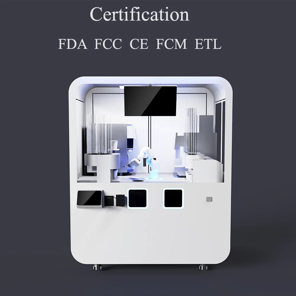 Jaka Cobot Robotics Arm Smart Milk Tea Coffee Vending Machine ...