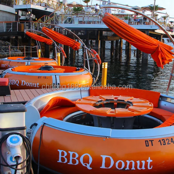 Direct Factory Leisure Electric Floating Grill Barbecue Donut Bbq Boat ...