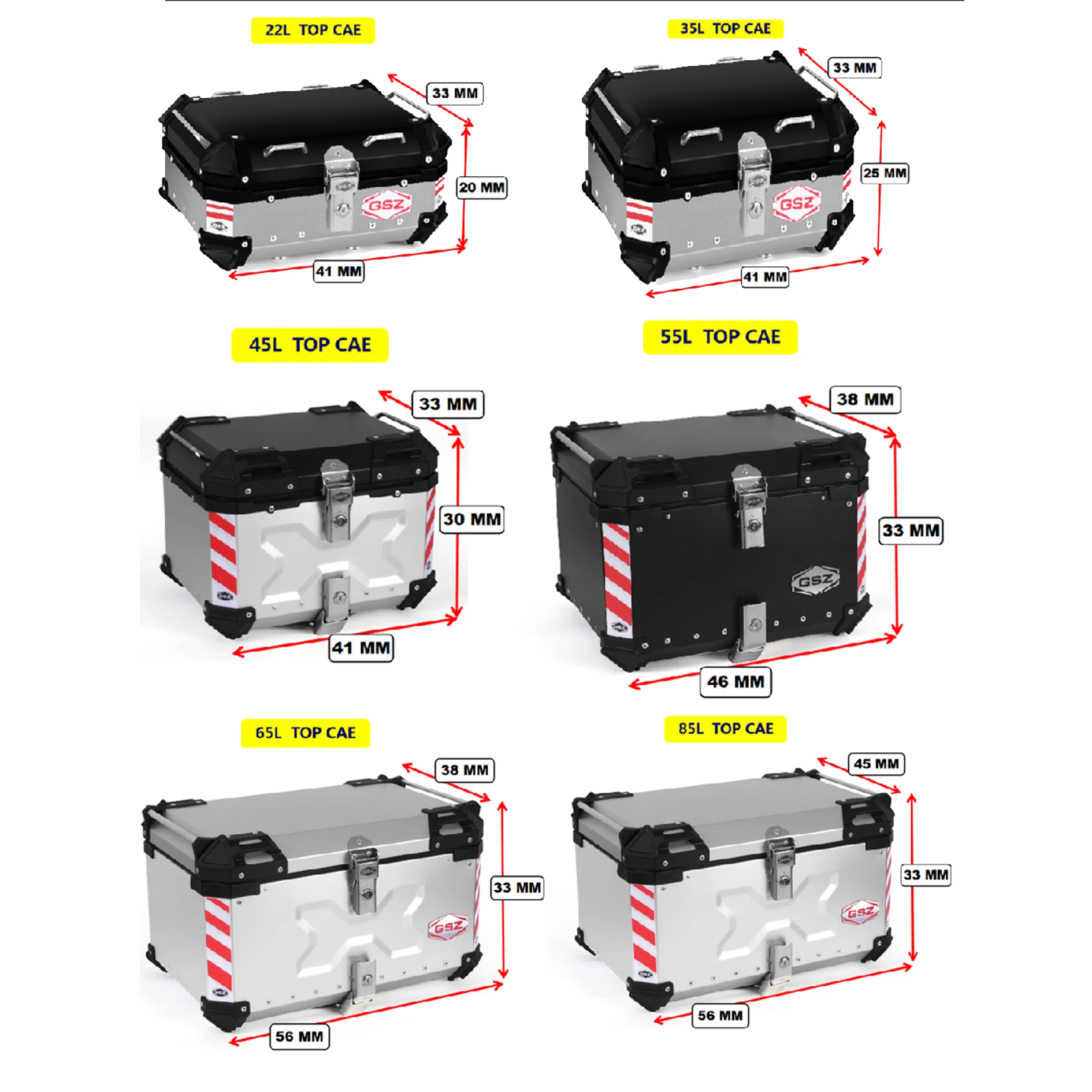 Wholesale 55L Motorcycle Tail Boxes - Secure & Waterproof