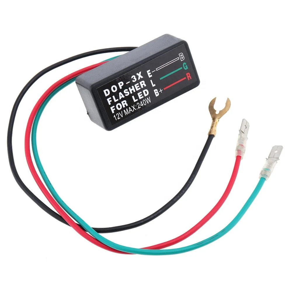 12V LED Module Motorcycle Flasher Relay - 40A Rated Current