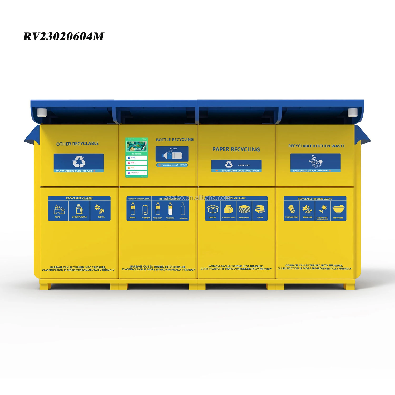 RVM Smart Reverse Vending Machine for Recycling Glass & Plastic