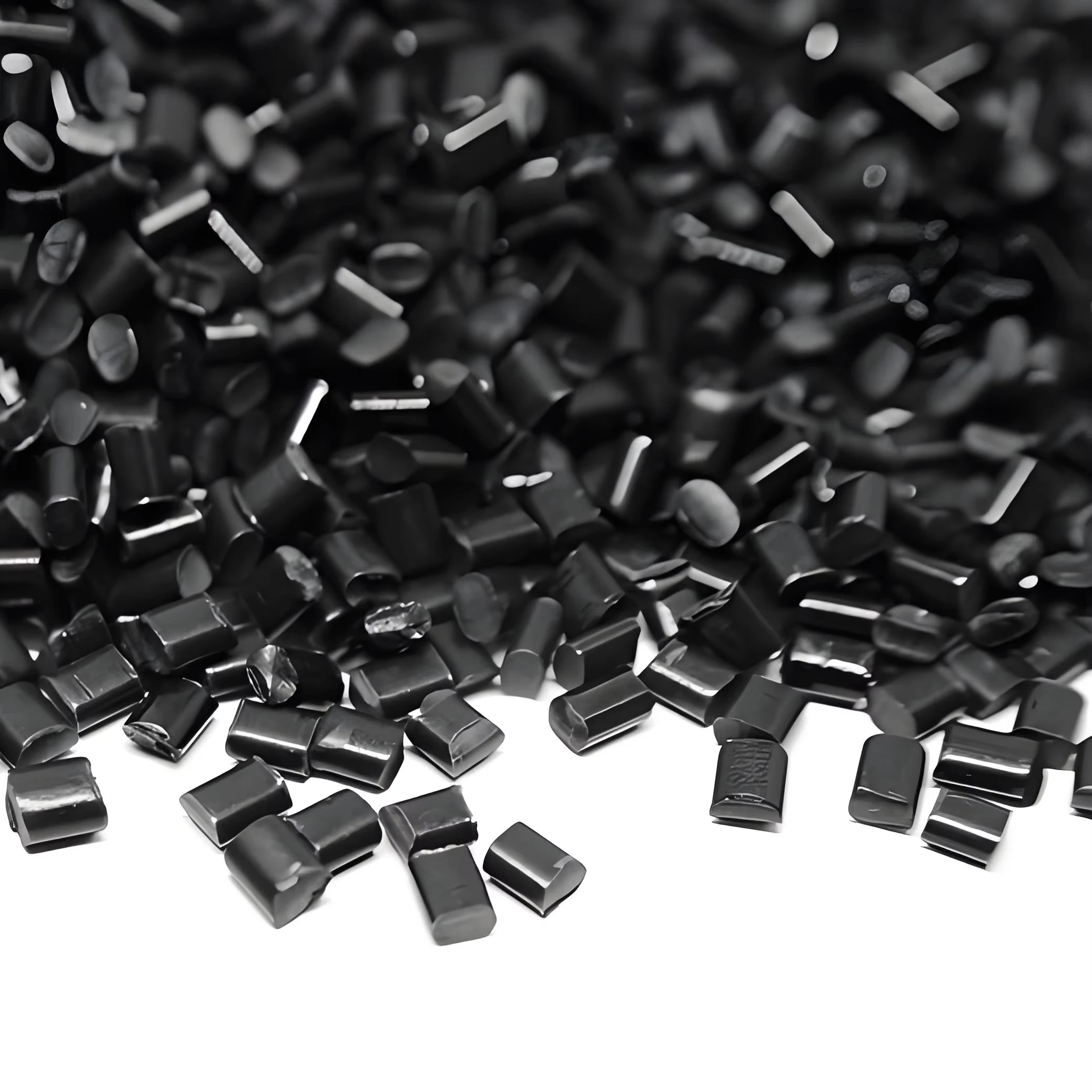Black Recycled Plastic Pellets Granules Extrusion Masterbatch Plastic Black Masterbatch - Buy ...