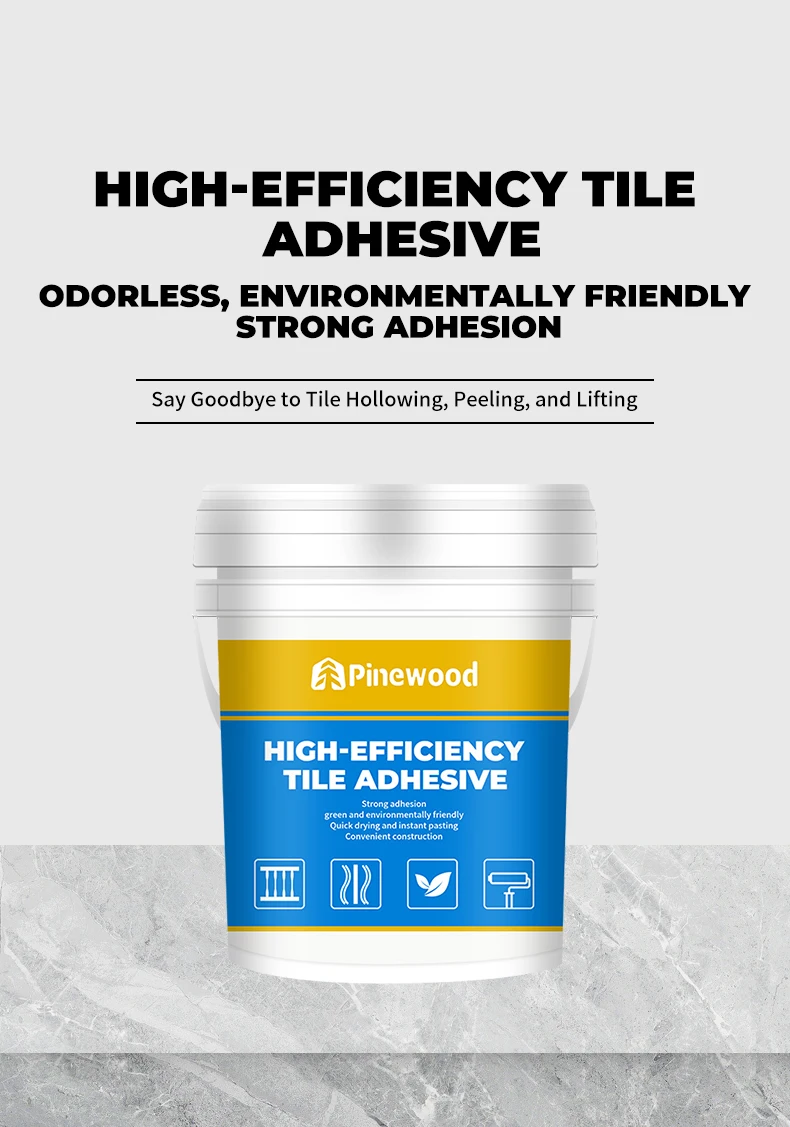 High Strength Tile Adhesive for Porcelain Ceramic Wall Tiles with Back ...