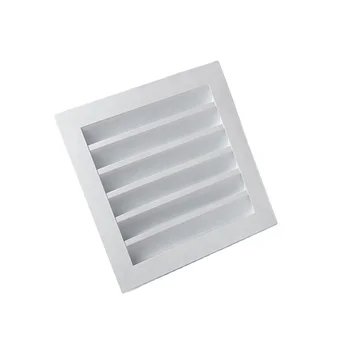 Hvac Aluminum External Air Register Fresh Air Square Typeweather Louver ...